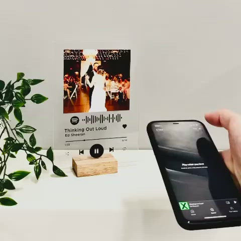 Personalised Spotify Song Plaque – PrintingBee